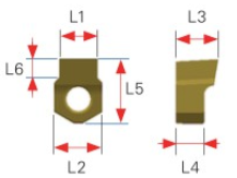 Dumont CNC 99215 IN-1/2-H7 KEYWAY INSERT - ToolHIT